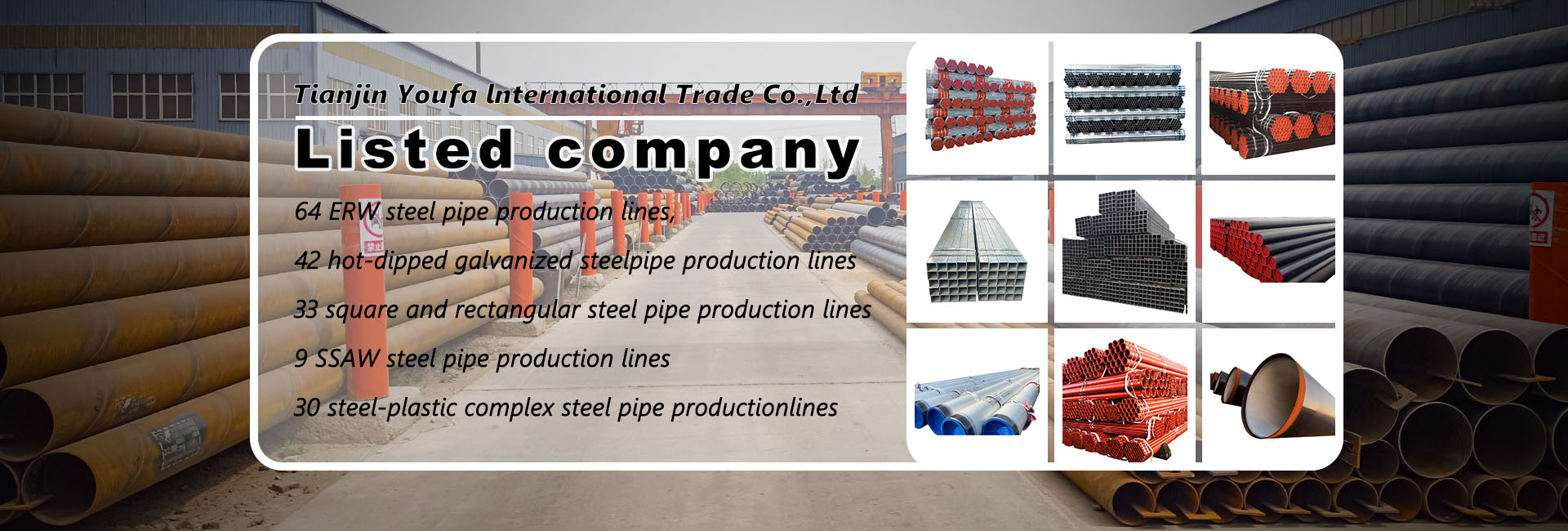 Painted Square & Rectangular Hollow Section Steel (SHS & RHS) | Youfa Group